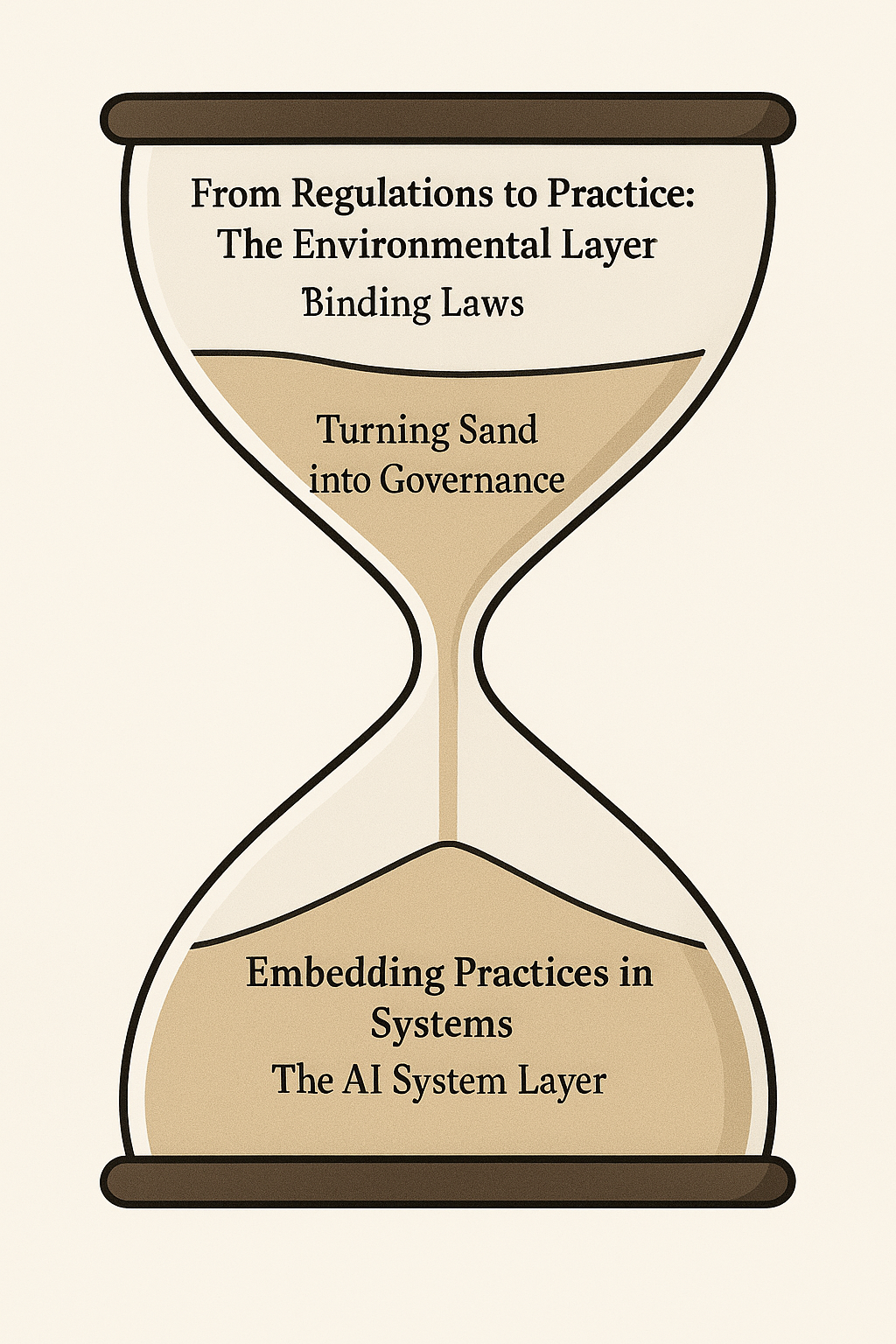 Ensuring Trust and Compliance with the Hourglass Model of AI Governance